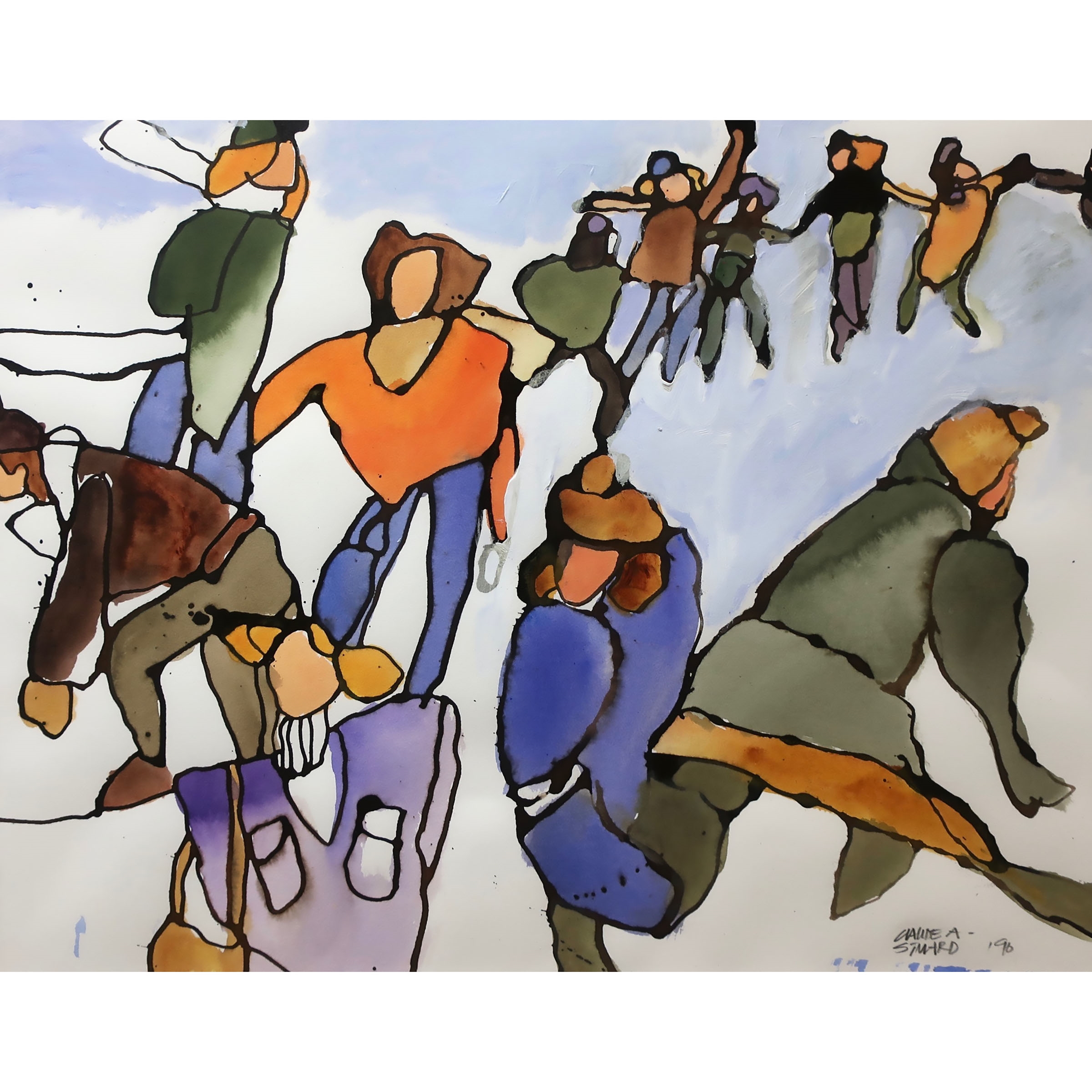 Claude A. Simard | SKATERS | MutualArt