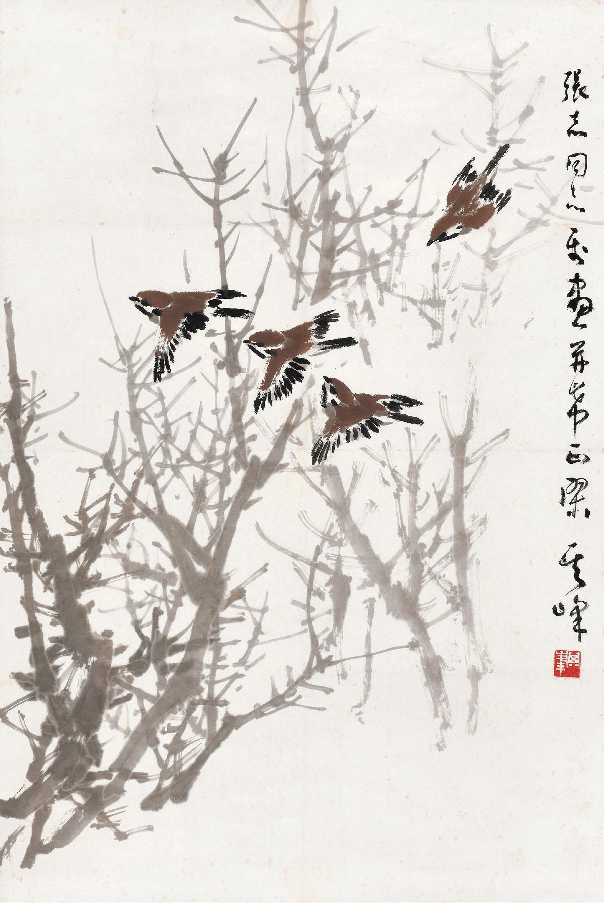 Sun Qifeng | SPARROWS | MutualArt