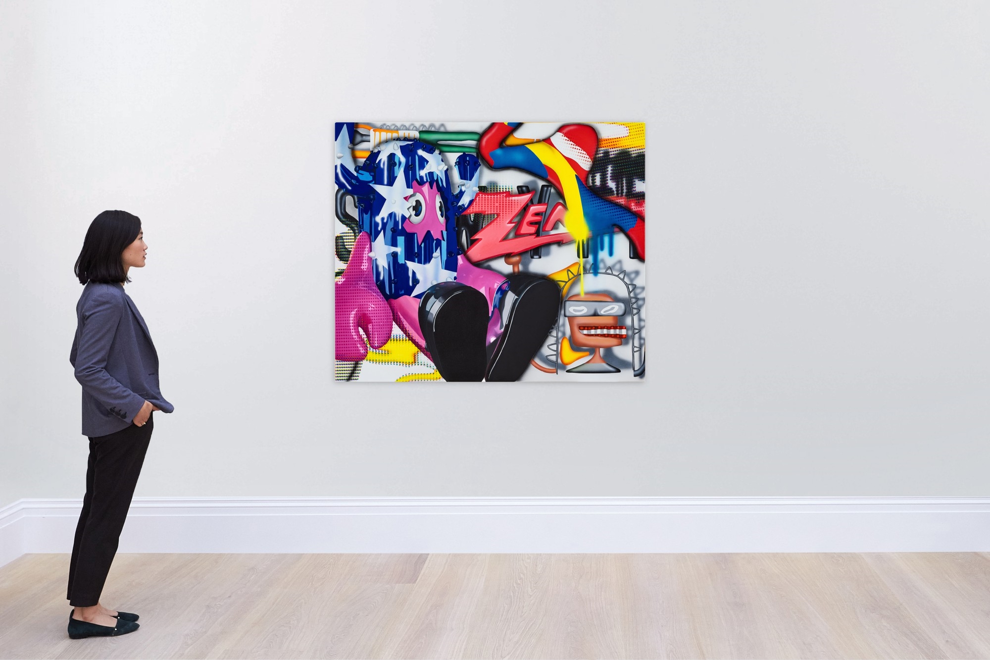 Philip Colbert | Collaboration Paintings from The Lobster Land Museum ...