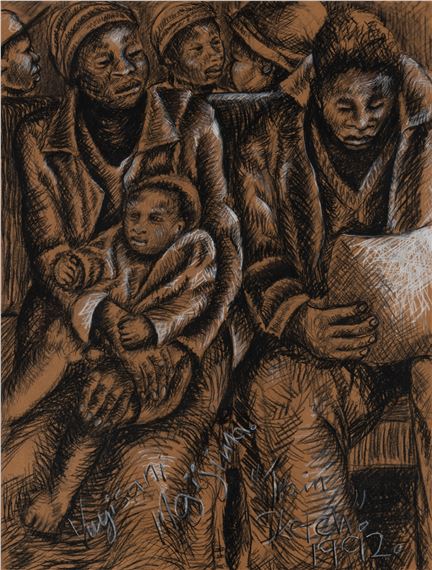 Vuyisani Mgijima | Train Sketch (1992) | MutualArt