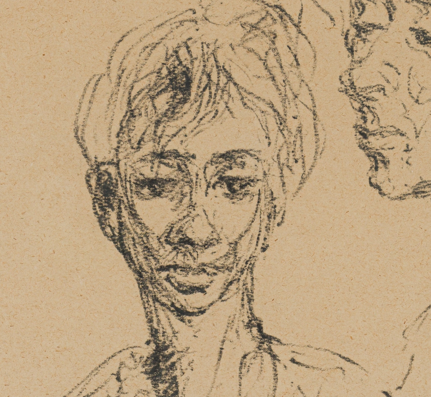 Alexander Rose-Innes | Self Portrait in Profile and a Model | MutualArt