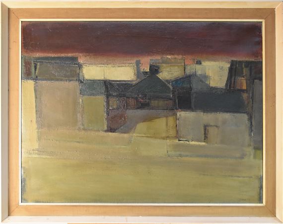Arthur Alexander Ballard | Townscape (1957) | MutualArt