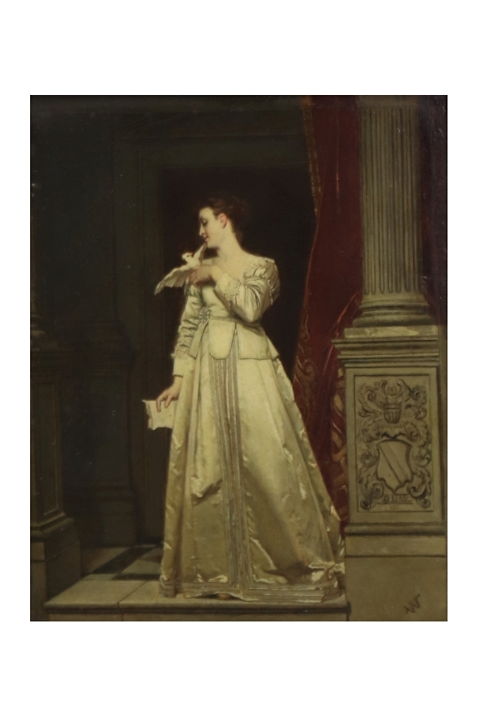 Wilhelm Hensel | Portrait présumé de Fanny Mendelssohn à la colombe ...