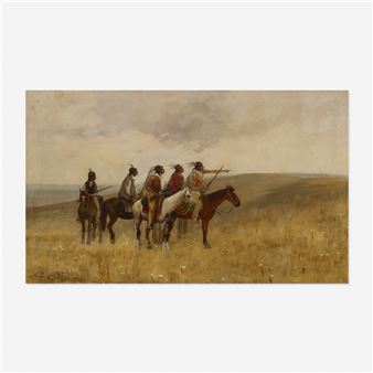 Charles Craig | Indian on Horseback | MutualArt