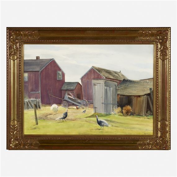 Alexander Farnham | Turkey Farm (Circa 1957) | MutualArt