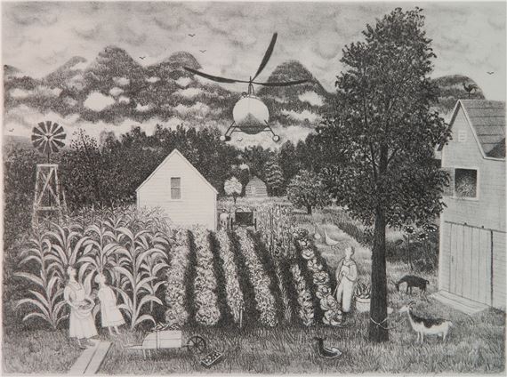 Doris Lee | The Helicopter (1948) | MutualArt