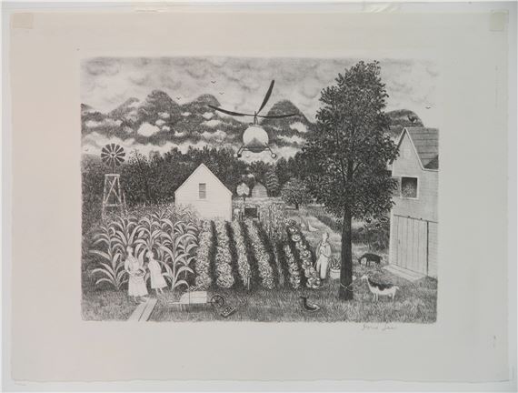 Doris Lee | The Helicopter (1948) | MutualArt