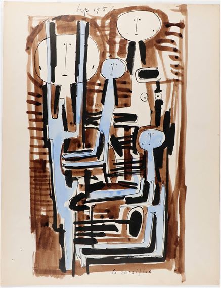 Hannes Postma | Le sacrifice (1957) | MutualArt