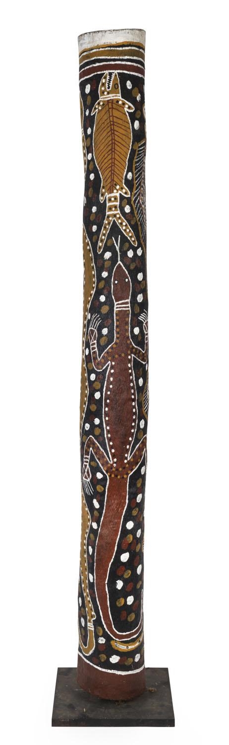 Paddy Fordham Wainburranga | Hollow Log Coffin/Burial Pole (dupan ...