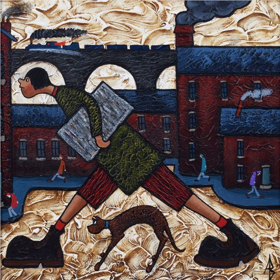 Albert Barlow | Paper Boy | MutualArt