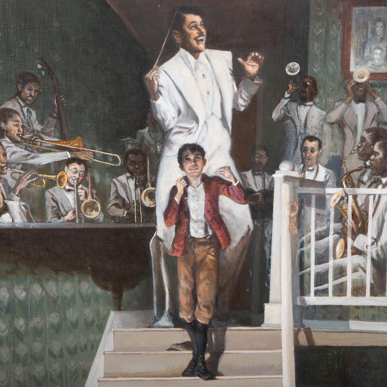 Nathaniel Gibbs | 7 Paintings of Cab Calloway | MutualArt