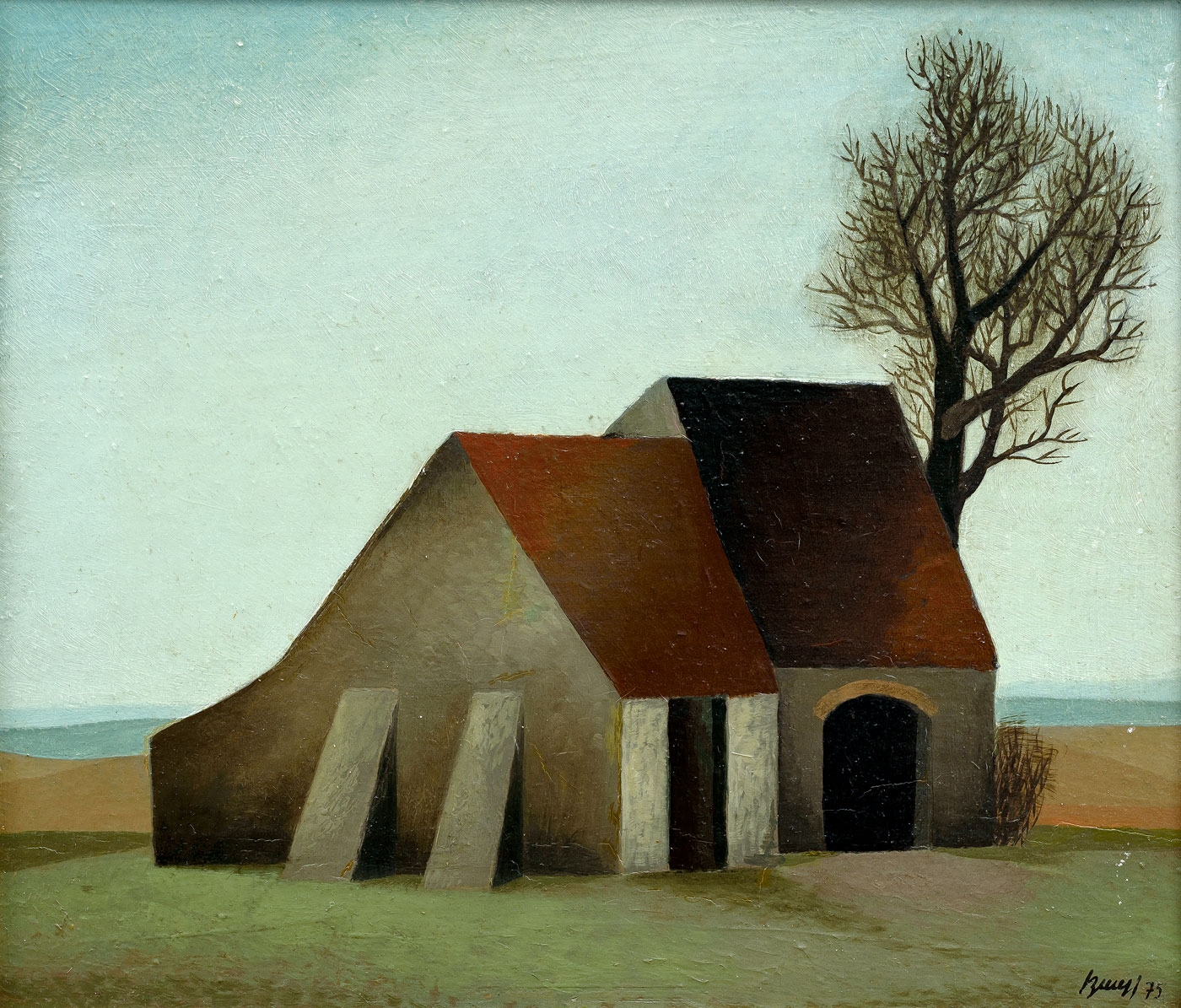Vlastimil Benes | Gardens in Winter III (1964) | MutualArt