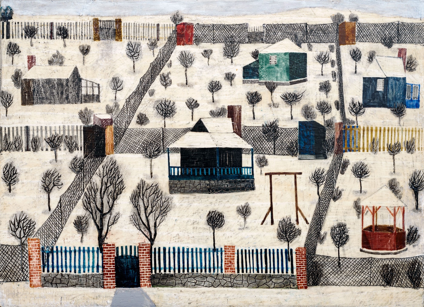 Vlastimil Benes | Gardens in Winter III (1964) | MutualArt