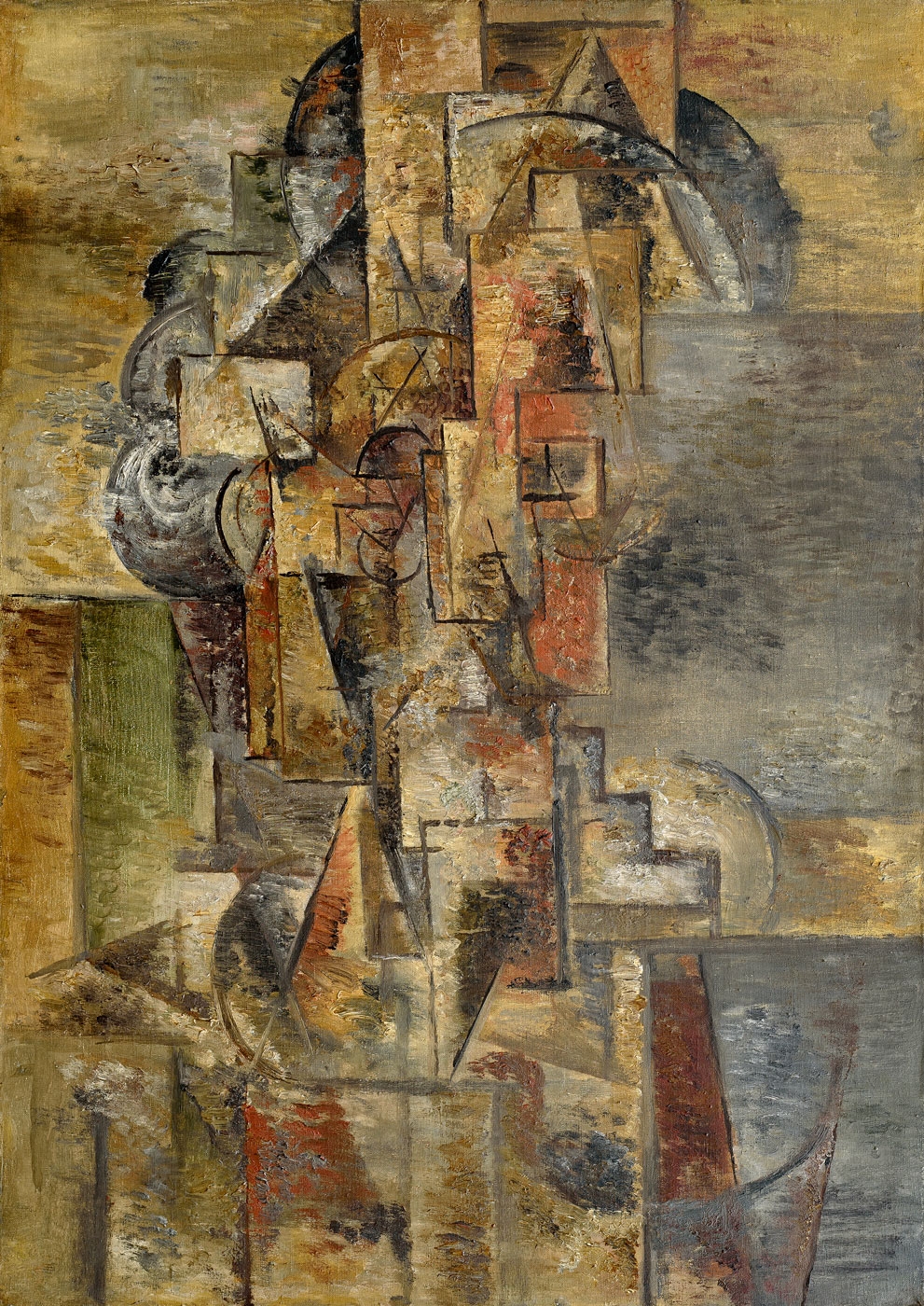 Emil Filla | Still Life with a card and a pipe (1914) | MutualArt