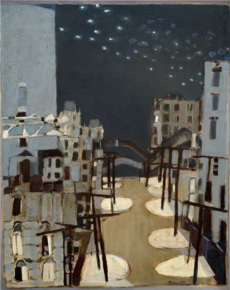 Vladimir Fuka | Night City (1957) | MutualArt