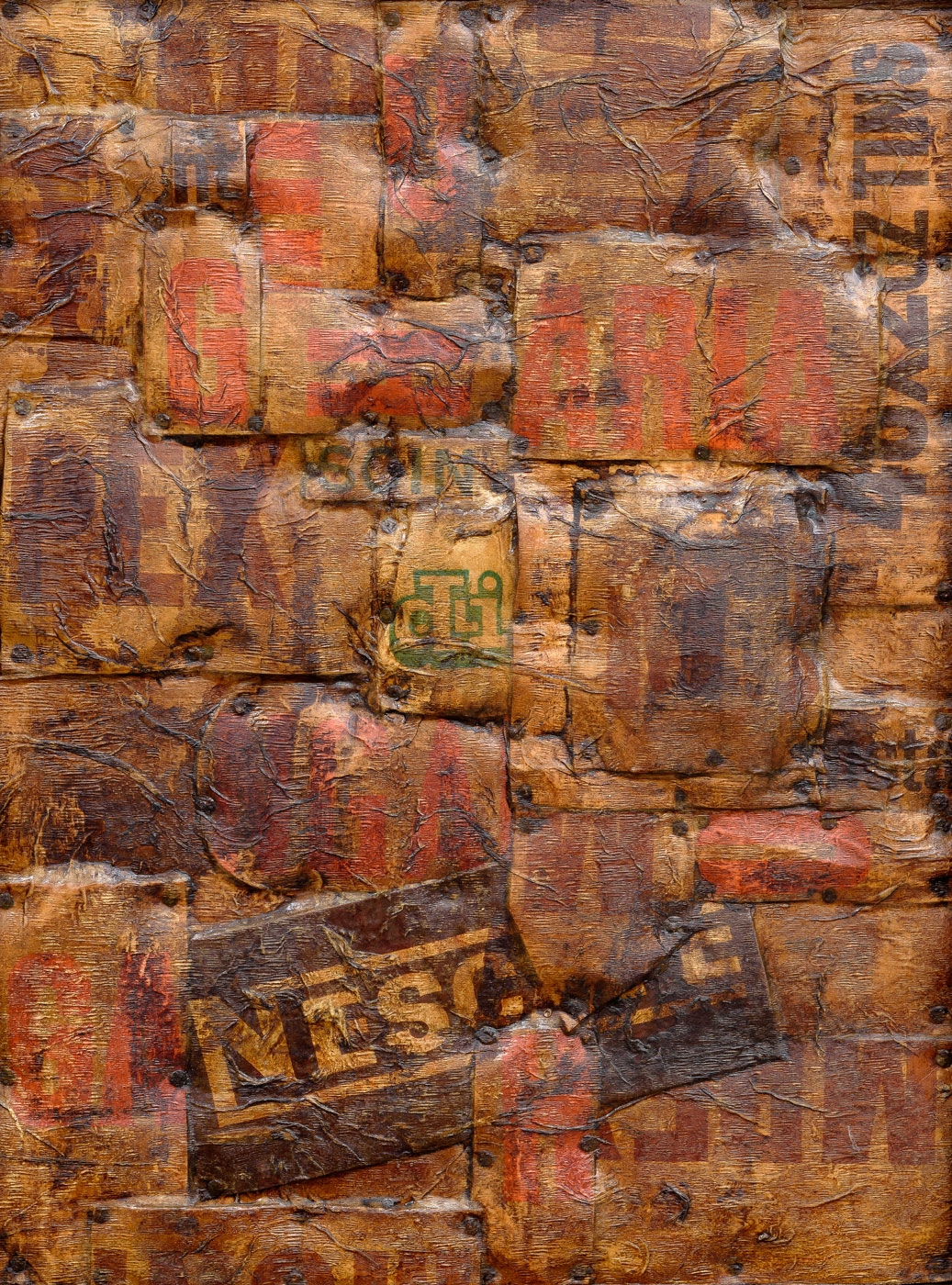 Jan Kubicek | Assemblage with Letters (1964) | MutualArt