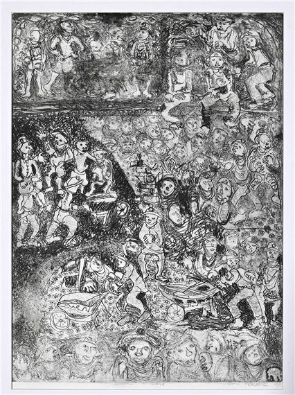 Eric Mbatha | Miners In the Cage (2) | MutualArt