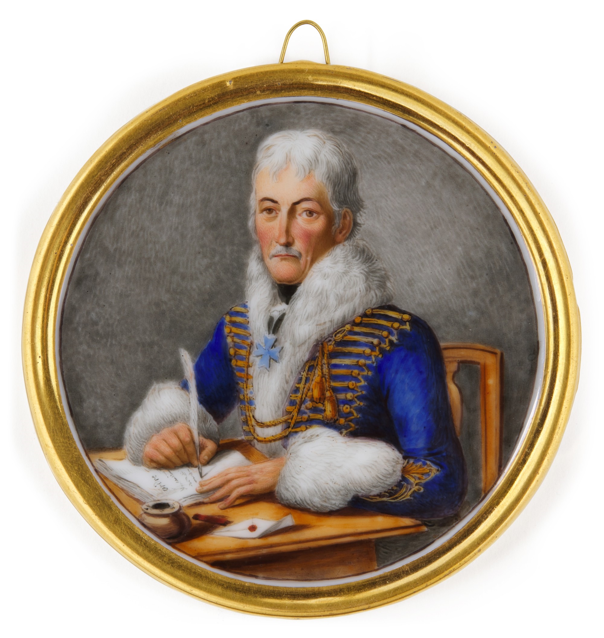 German School, 19th Century | Portrait of an officer, traditionally ...