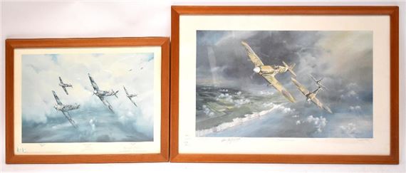 Jeff Pritchard | depicting Spitfires over the White Cliffs of Dover ...