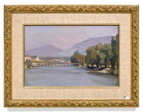 Leon Gaud | L’Arve à Genève | MutualArt