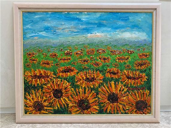 Michel Kouliche | Champs de tournesols (1999) | MutualArt