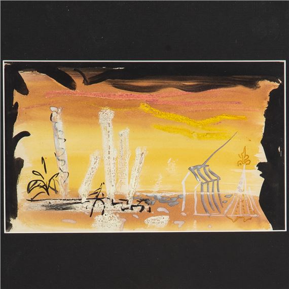 John Piper | The Pearl Fishers Set Design (1954) | MutualArt