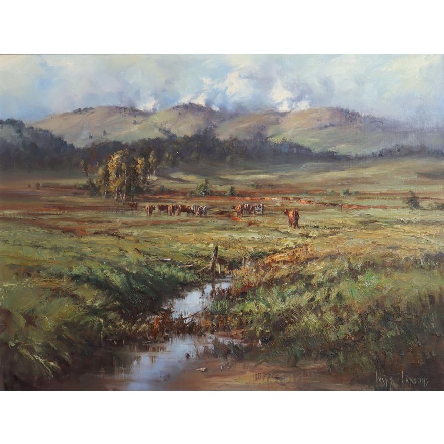 Ivars Jansons | Backwater at Lyrup | MutualArt