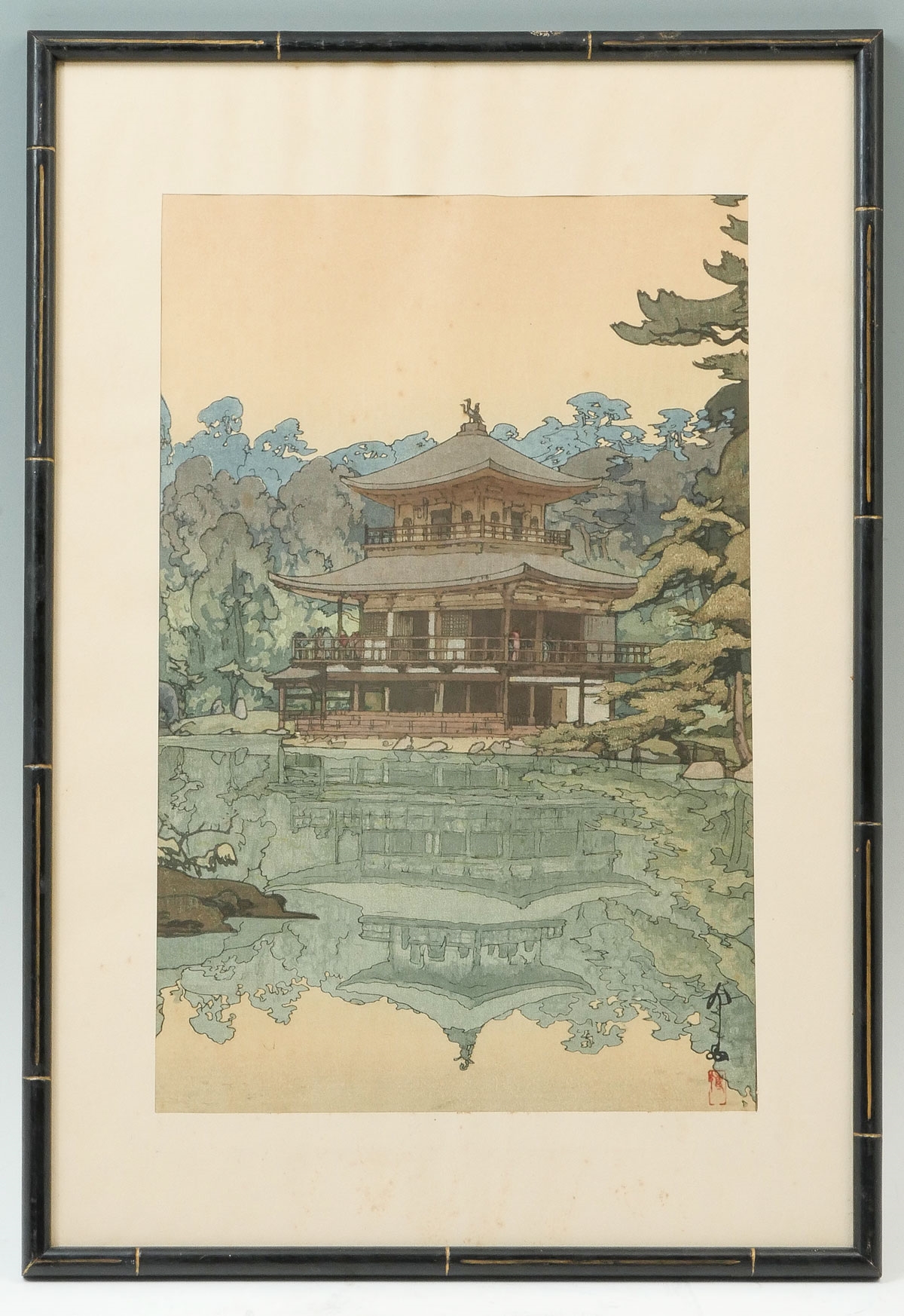 Hiroshi Yoshida | Kinka Kuji Temple | MutualArt