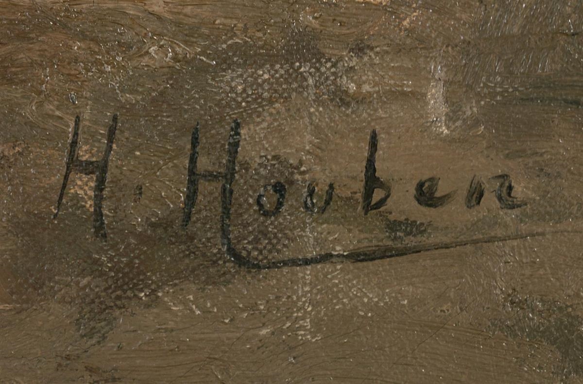 Henri Houben | Young Courtship by the Well | MutualArt