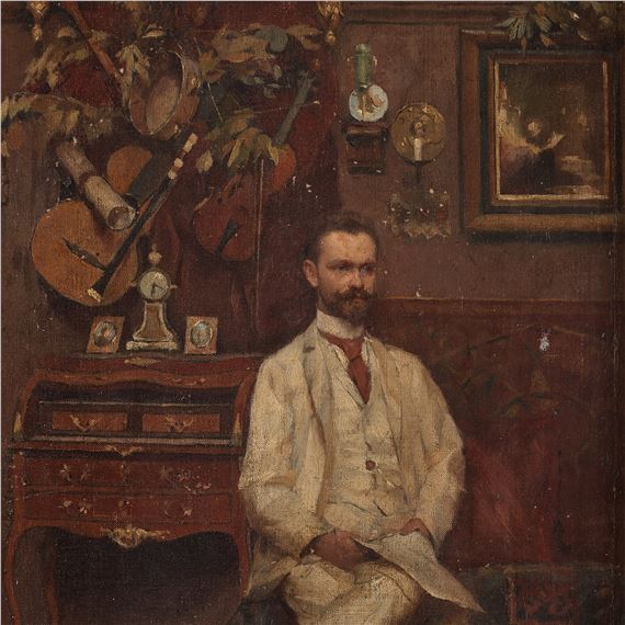 Philip Alexius de Laszlo | A portrait of Heinrich Kautsch (1891 ...