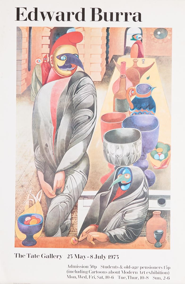 Edward Burra | An Edward Burra at Tate Gallery Poster | MutualArt