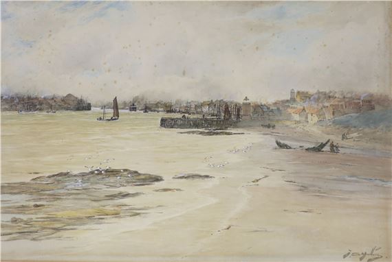 Thomas Swift Hutton | Estuary scene | MutualArt