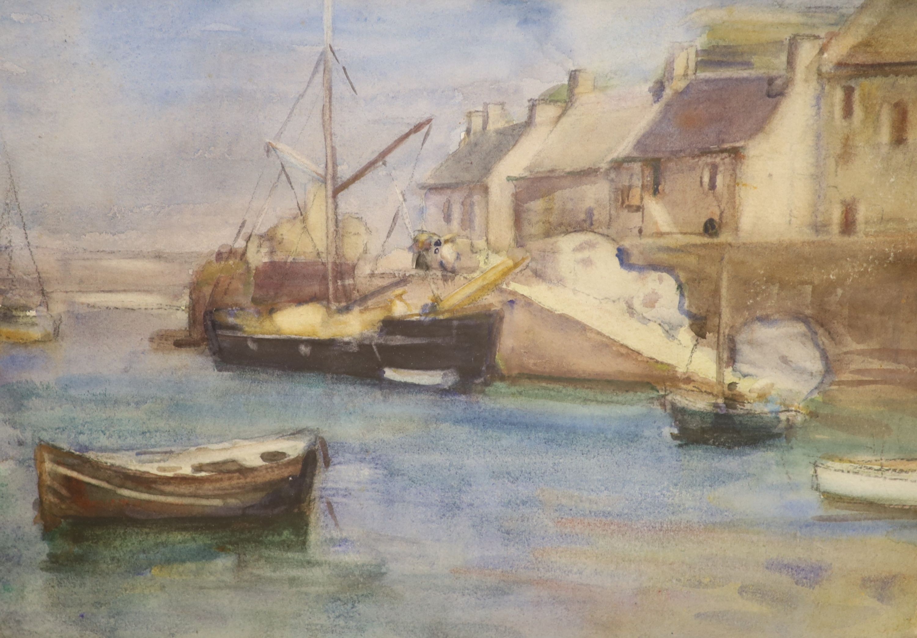 Newlyn School | Harbour scene | MutualArt
