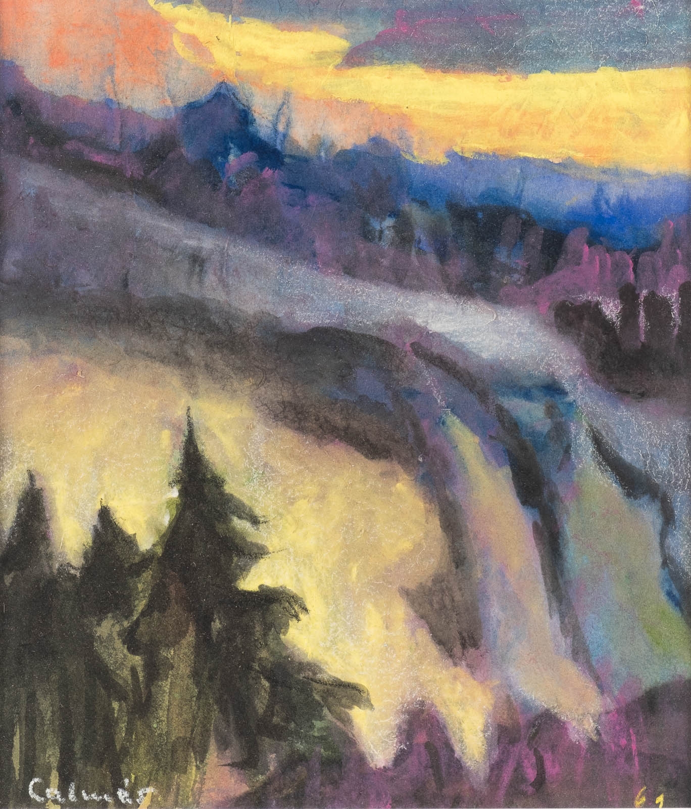 Peter Calmés | WALDLANDSCHAFT (1961) | MutualArt