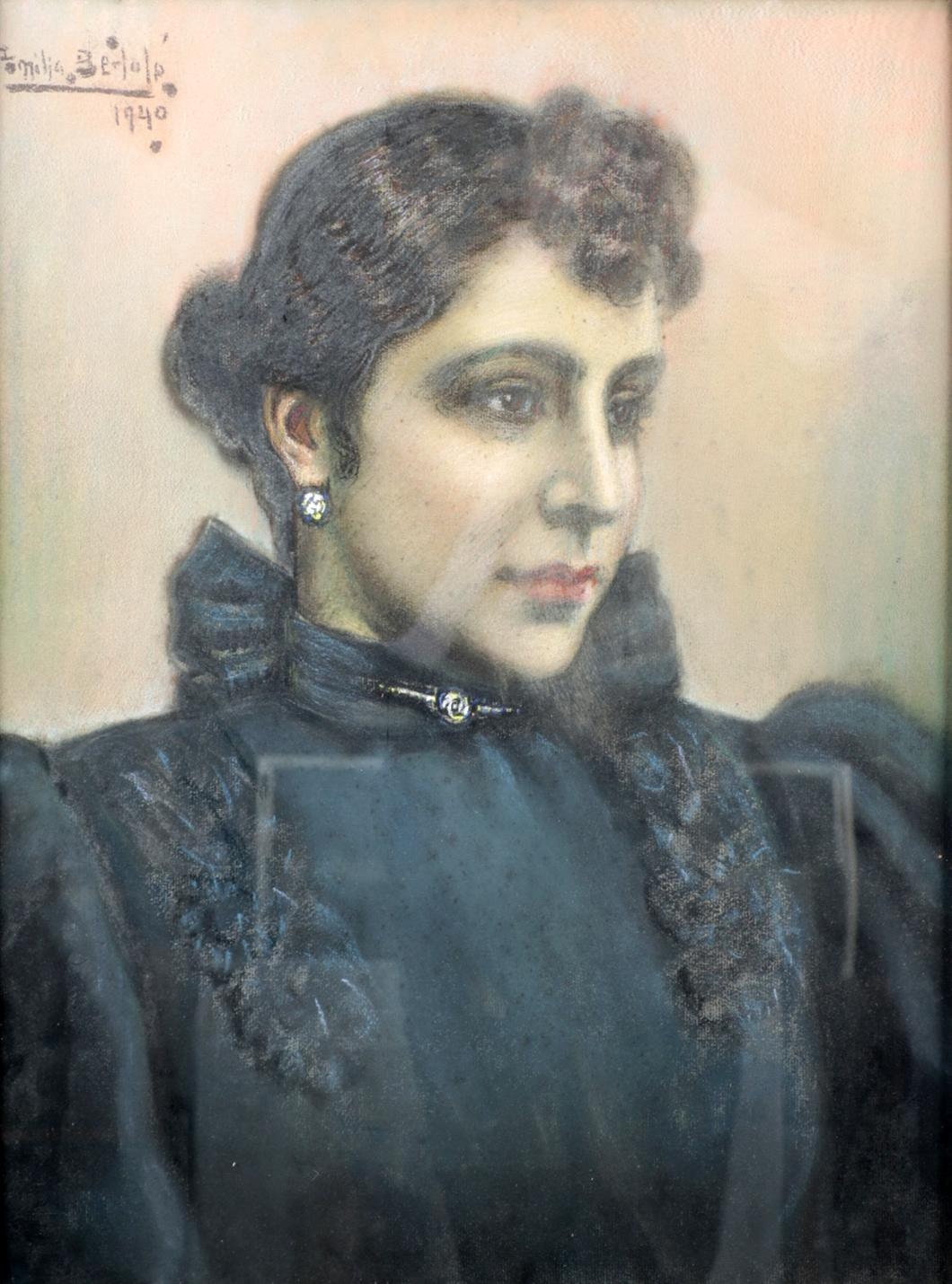 Emilia Bertole | Portrait of a lady (1940) | MutualArt