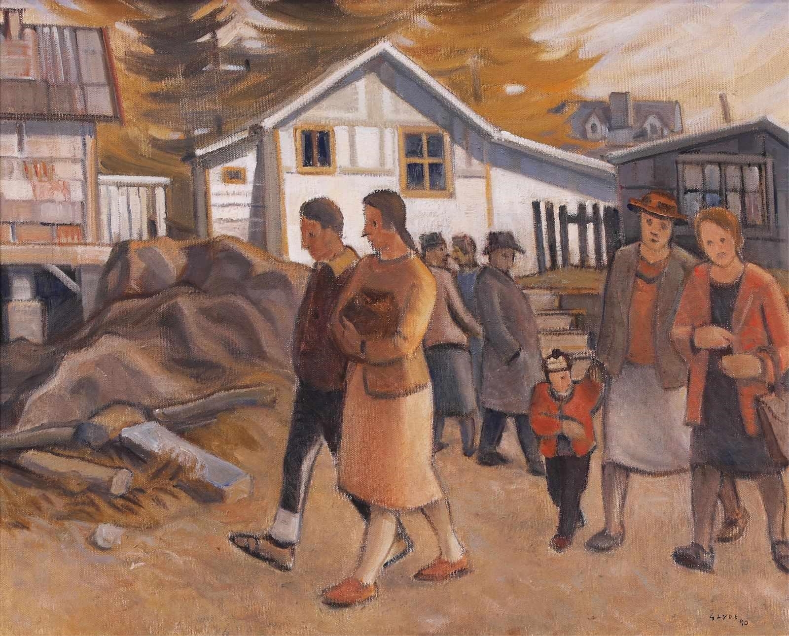 Henry George Glyde | COTTAGES ON THE SEASHORE (1990) | MutualArt