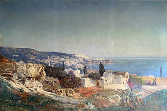Maxime Noire | Vue de la ville des hauteurs d Alger | MutualArt