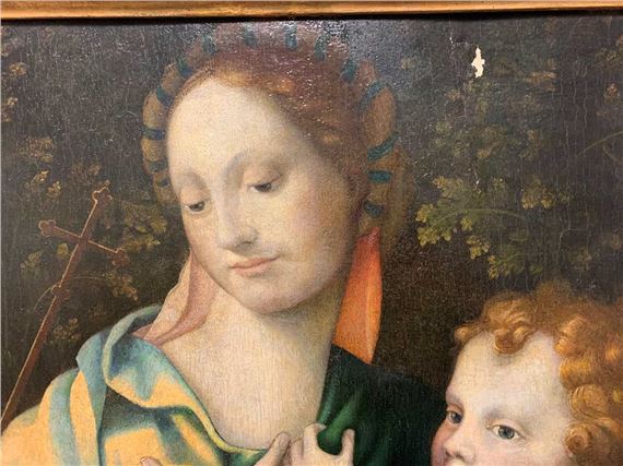 Francesco Bacchiacca | Madonna and child with the infant St John the ...