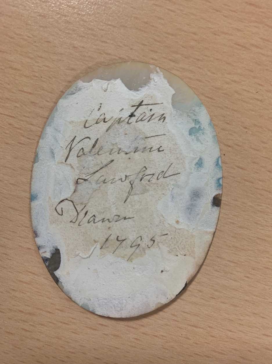 Frederick Buck | Portrait miniature of Captain Valentine Lawford of the ...