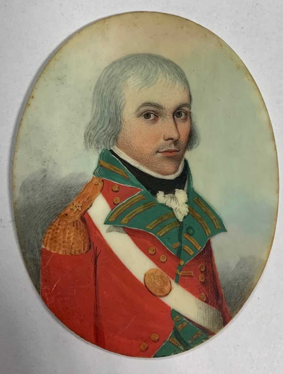 Frederick Buck | Portrait miniature of Captain Valentine Lawford of the ...