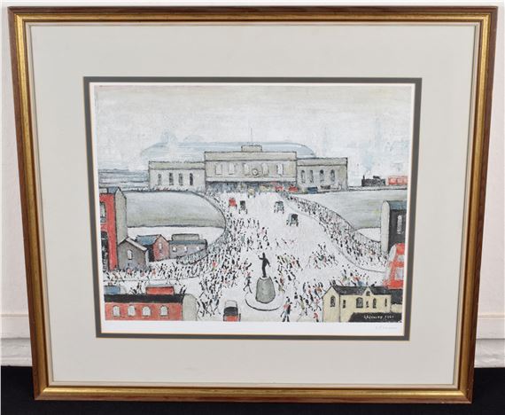 Laurence Stephen Lowry | Station Approach | MutualArt