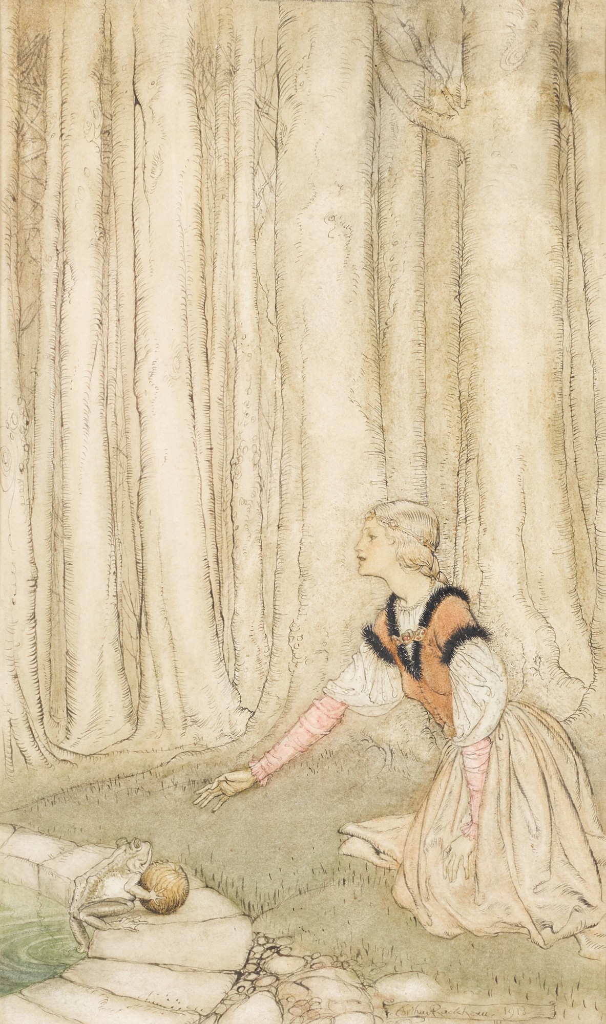 Arthur Rackham | Original illustration for Arthur Rackham's Book of ...