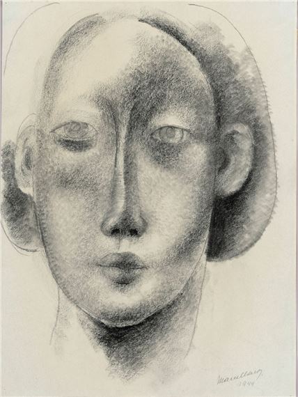 Marcel Caron | Portrait de femme (1944) | MutualArt