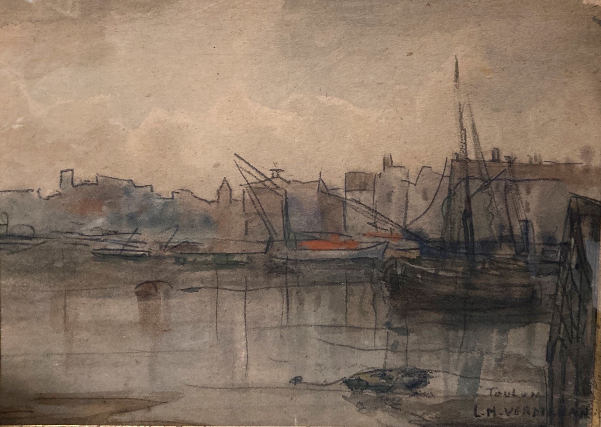 Louis Mathieu Verdilhan | Le Port de Toulon | MutualArt