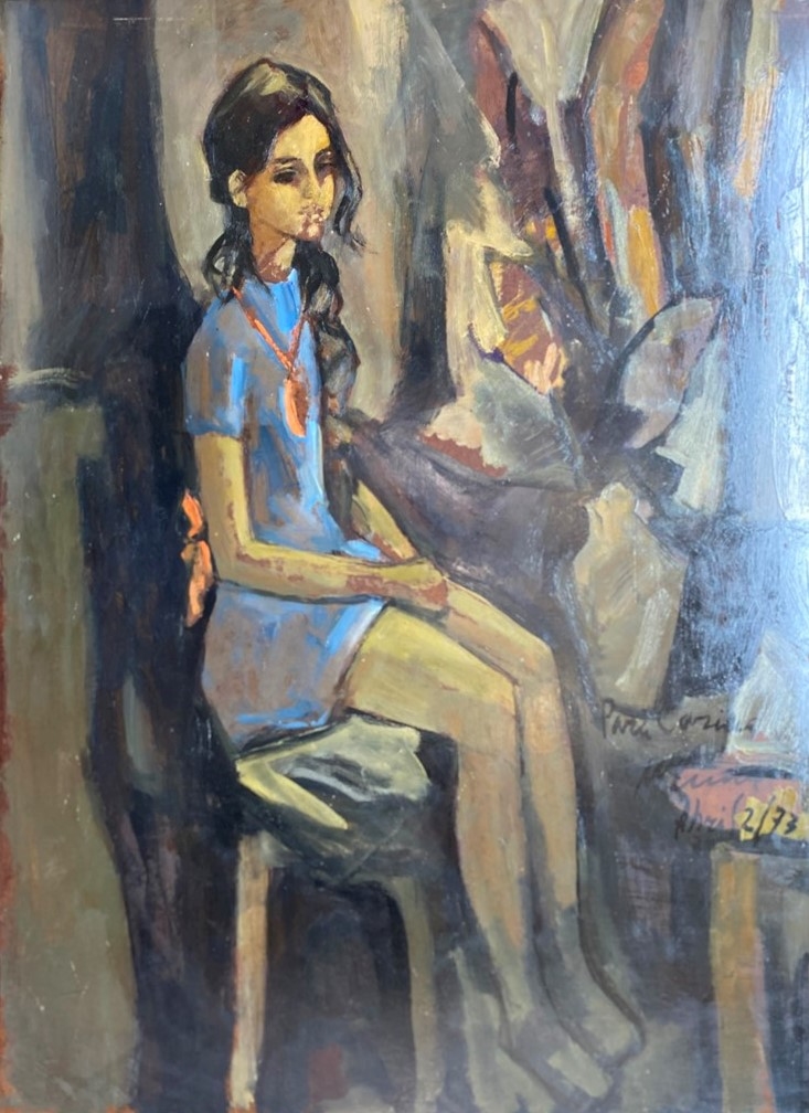 Manuel Lima | Personaje sentado (1973) | MutualArt