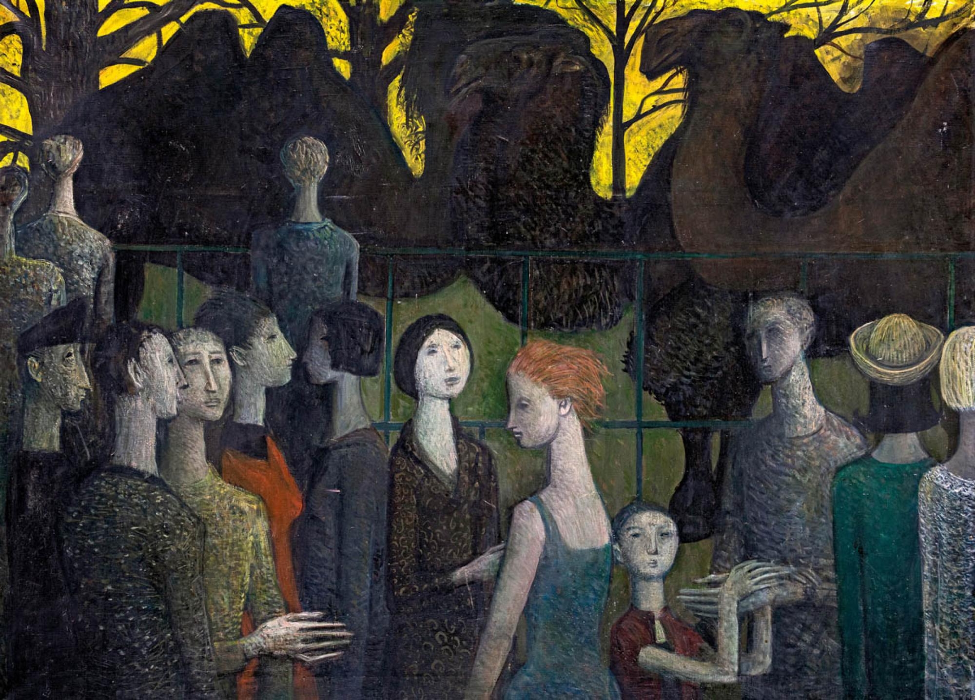 Katai Mihaly | Walking in the zoo | MutualArt