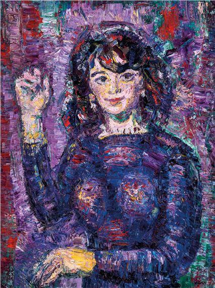 Emil Vén | Portrait of Juliette Greco | MutualArt