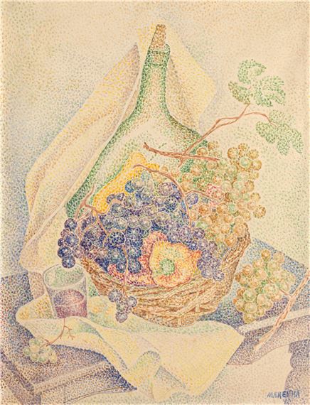 Marie Vorobieff Marevna | Still Life with Grapes | MutualArt