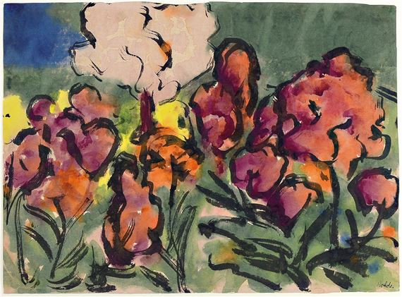 Emil Nolde | still life with flowers from the South Seas (1913 - 1914 ...