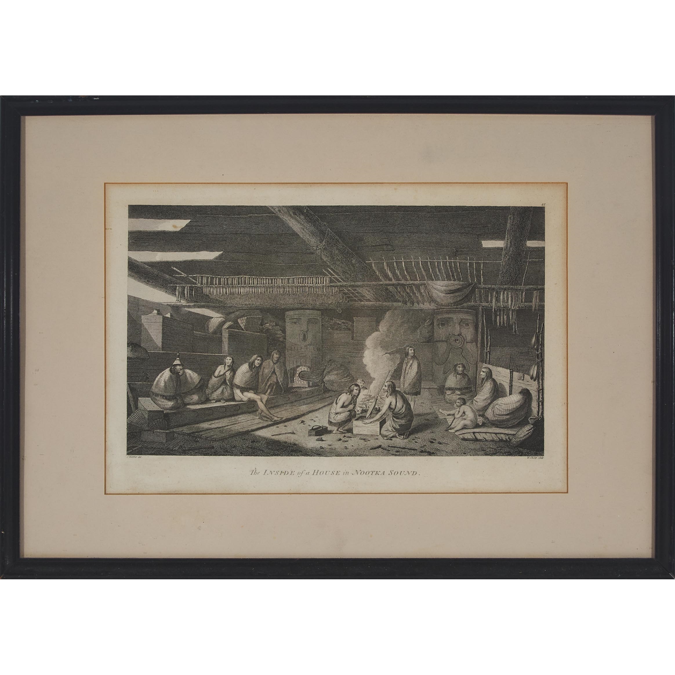 John Webber | THE INSIDE OF A HOUSE IN NOOTKA SOUND (1776) | MutualArt